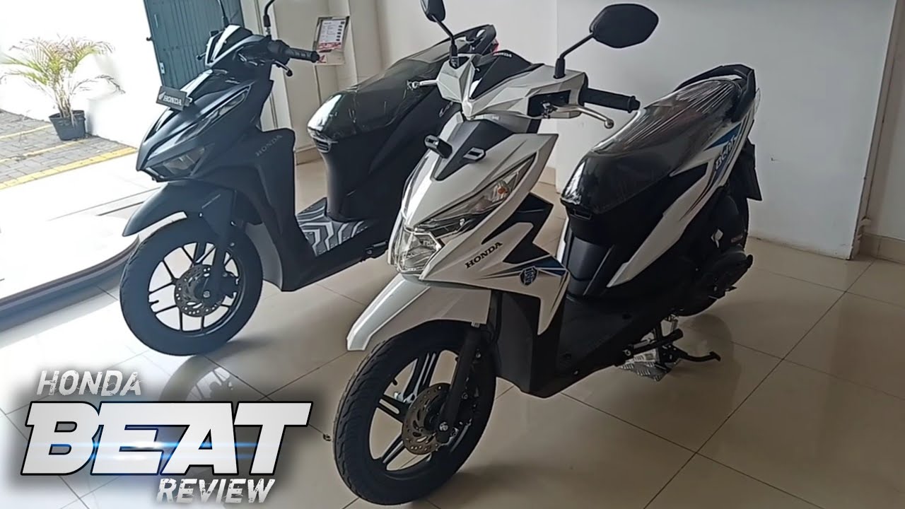 Honda Beat Esp putih standar 2019 - spesifikasi & fitur - YouTube