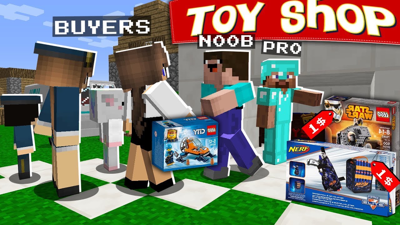 Minecraft NOOB vs PRO : OPENED a TOY STORE! NEW BUSINESS In Minecraft ...