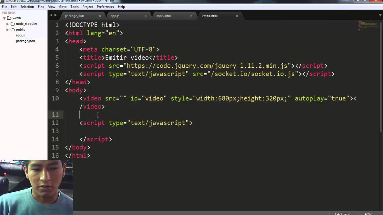 Video Streaming con NodeJs + Socket.io [HD] - YouTube