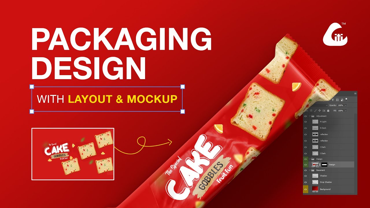 Packaging Design with Layout & Mockup - YouTube