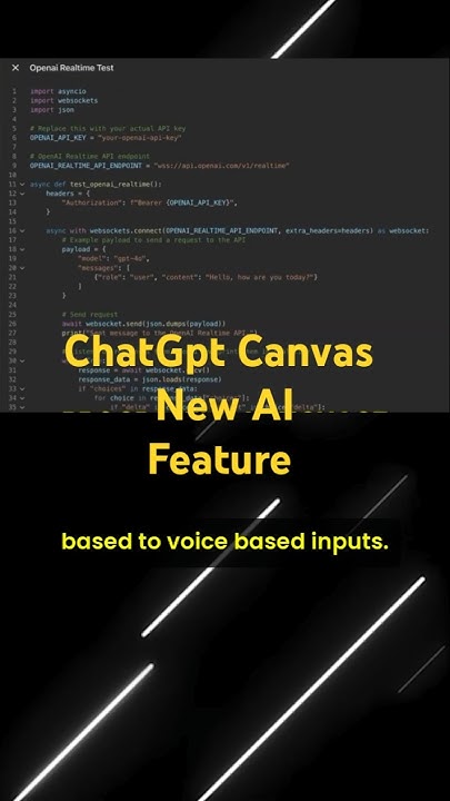 OpenAI ChatGPT Canvas: Collaborate with ChatGPT on Writing and Coding Projects #chatgptcanvas ...