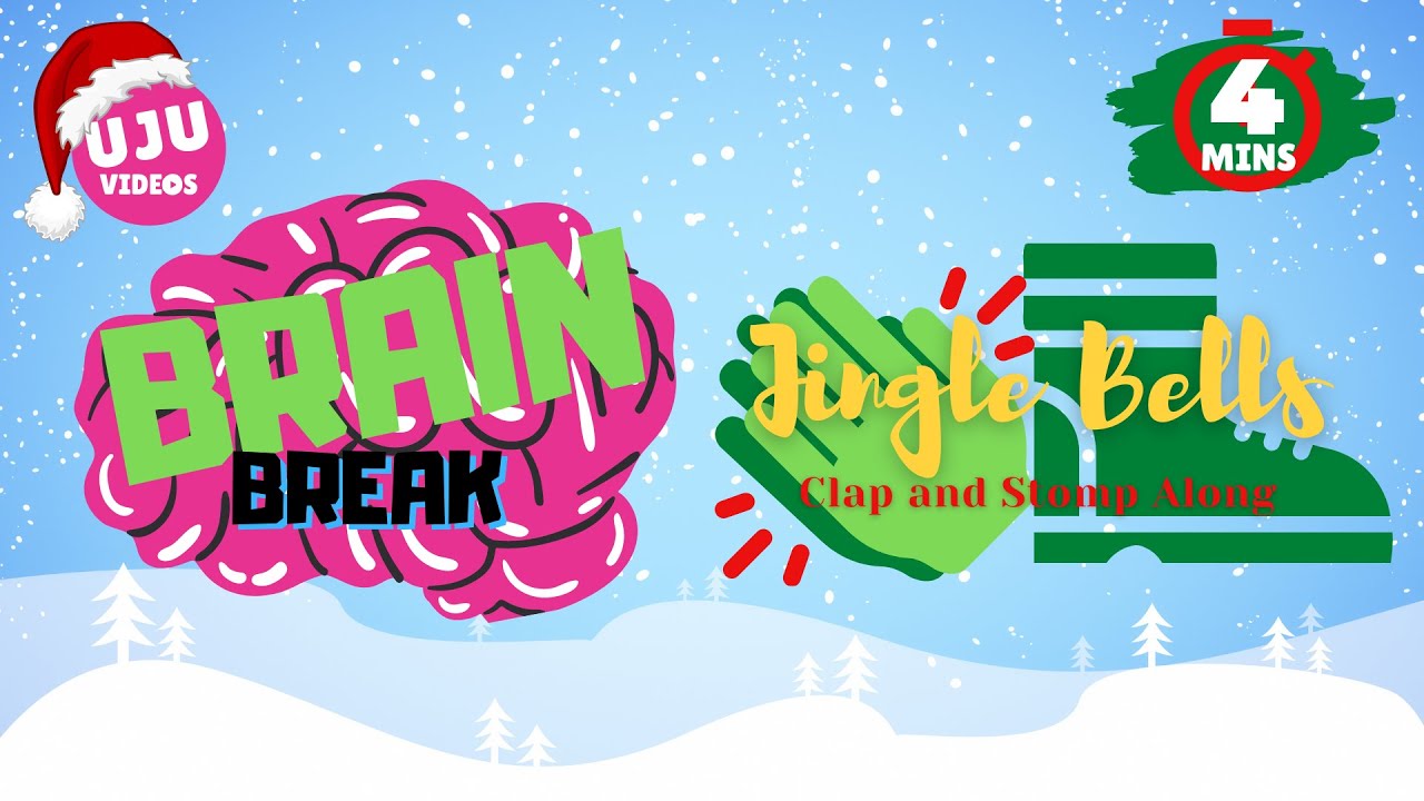 Brain Break - Jingle Bells Clap and Stomp Along! - YouTube