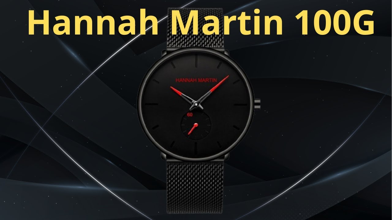 Jam Tangan Pria Hannah Martin HM100G Mesh Analog Premium Anti Air 30 ...