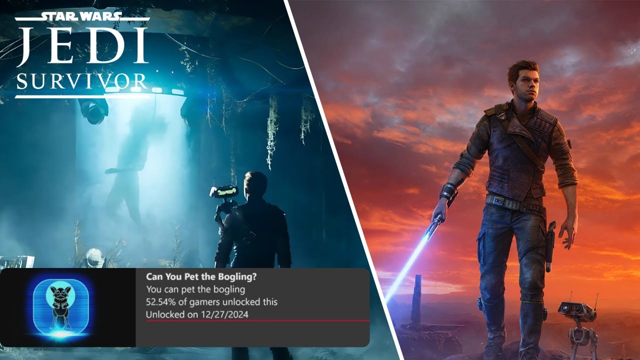 Star Wars Jedi Survivor: Can you pet the Bogling? Achievement - YouTube