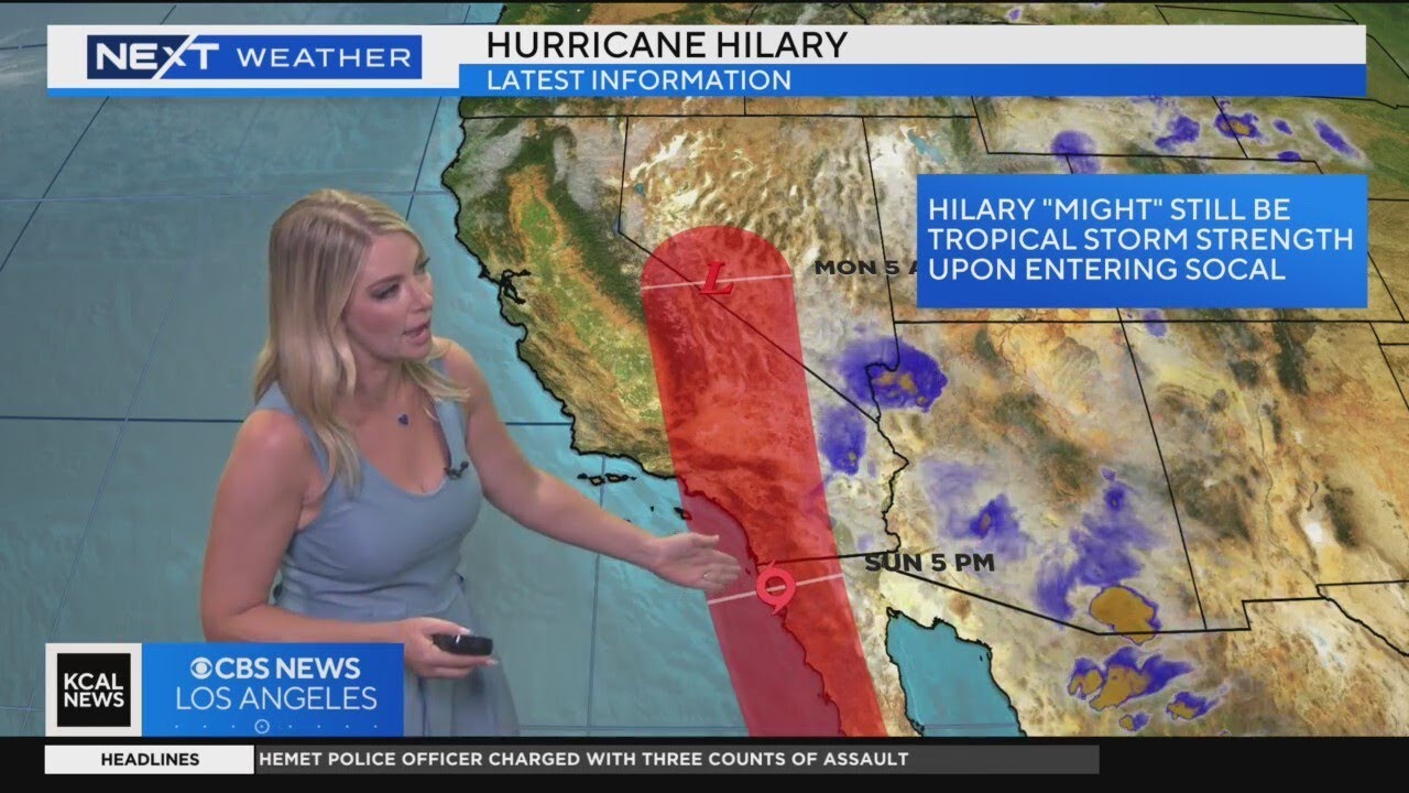 Hurricane Hilary Forecast: Storm to move more inland over the weekend ...