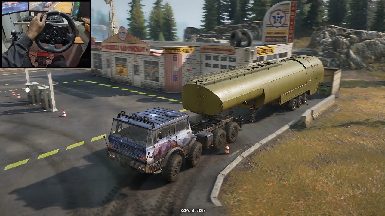 SNOWRUNNER - Heavy Fuel Tanker Delivery! 🚛⛽ Extreme Off-Road Transport ...