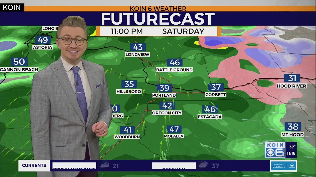 Rain and warmer weather returns to Portland this weekend - YouTube