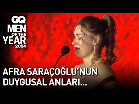 Afra Saraçoğlu Ödül Konuşmasında Gözyaşlarını Tutamadı | GQ Men of The Year 2024