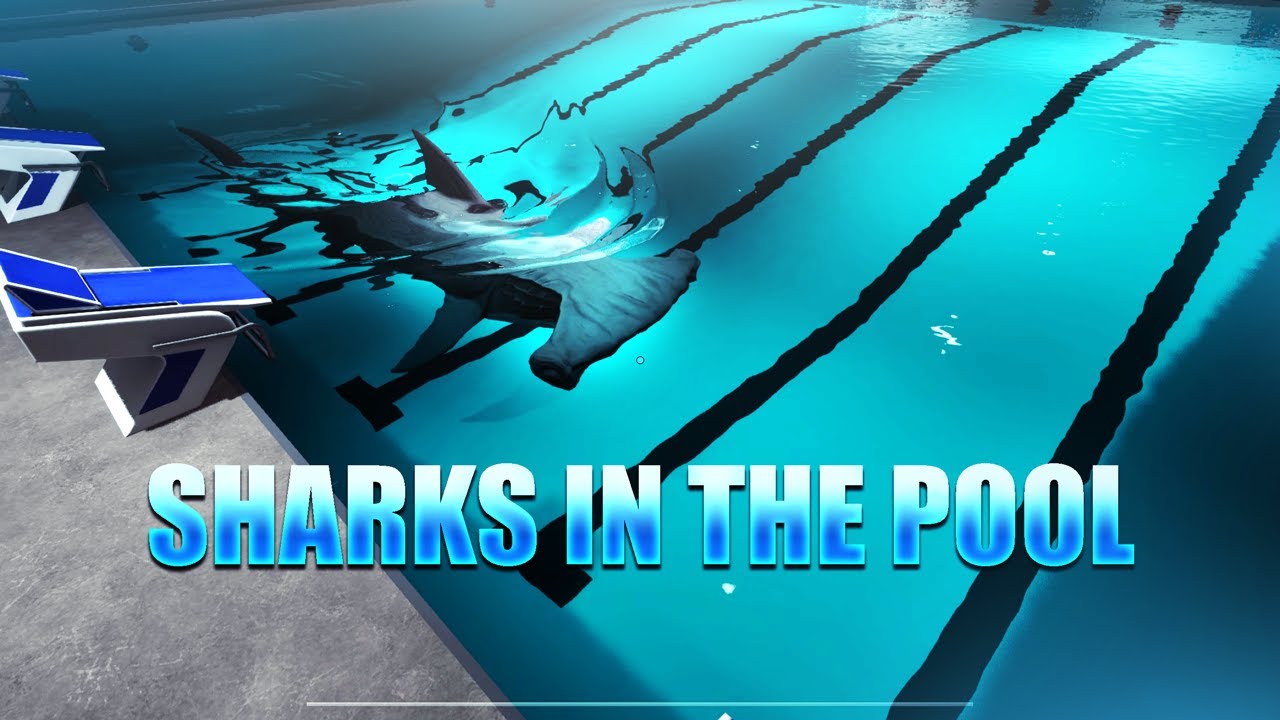 WHO PUT A SHARK IN THE POOL | Sharks and Minnows - YouTube