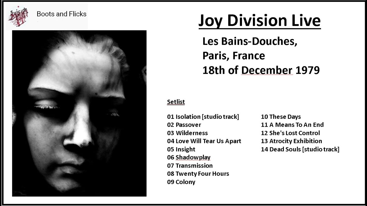 Joy Division Live Paris 18-12-1979 [Ex Q SBD Recording] - YouTube