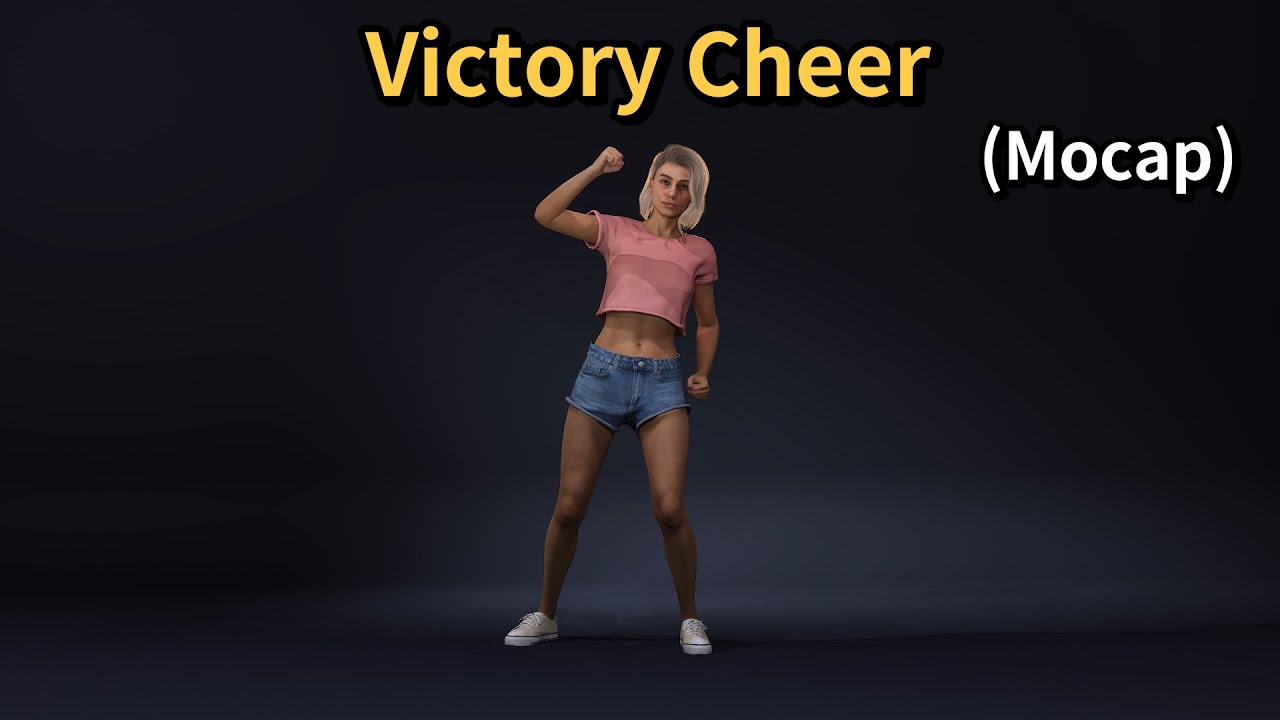 Victory Cheer (Motion Capture) - YouTube