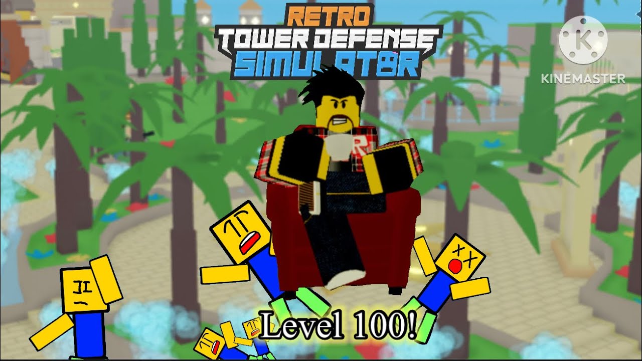 Retro tower defense simulator: level 100! (Level 103 as of the making ...