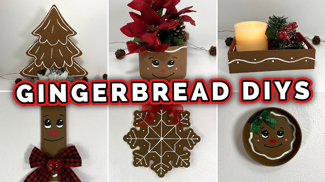 6 Easy DIY Gingerbread Christmas Decorations You'll Actually Want To ...