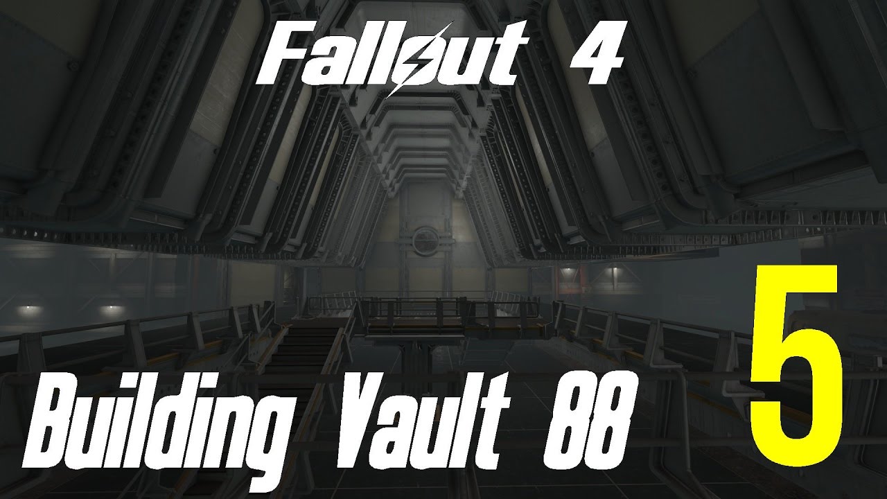 Fallout 4 Let's Play Building Vault 88 Atrium 5 Residential - YouTube