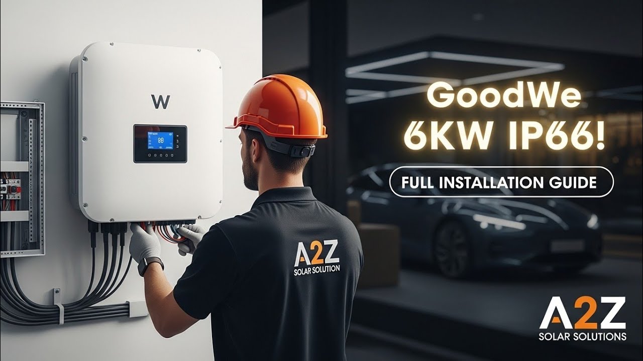GoodWe 6kW IP66 ⚡ Powerful Solar Setup at Aisha Manzil | Complete ...