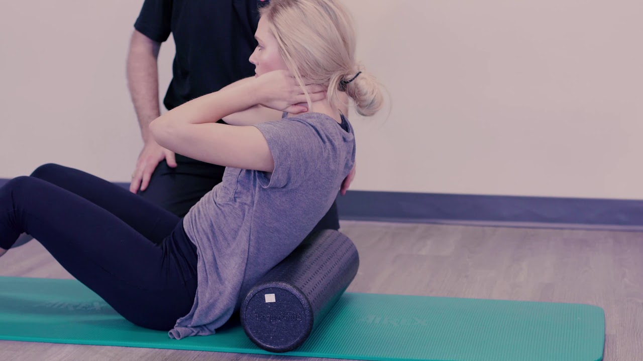 Foam Roller Basics: Thoracic Mobility & Extension - YouTube