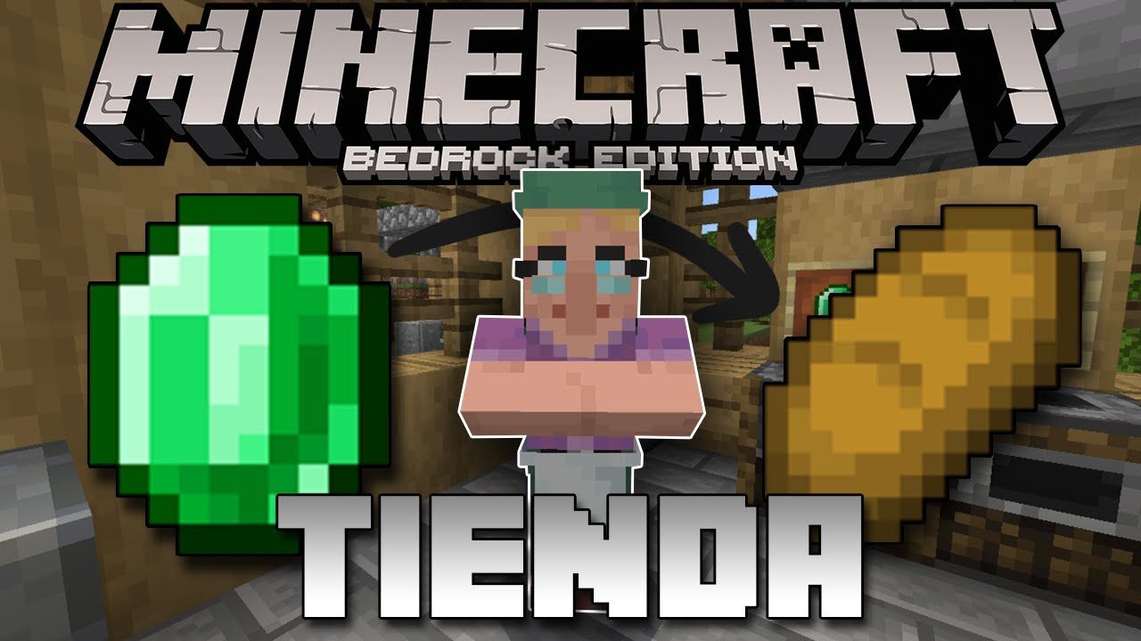 TIENDA CON NPC EN MINECRAFT BEDROCK 1.21 TUTORIAL - YouTube