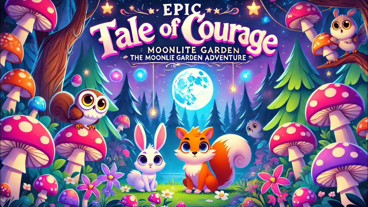Epic Tale of Courage The Brave Little Fox and the Moonlight Garden ...