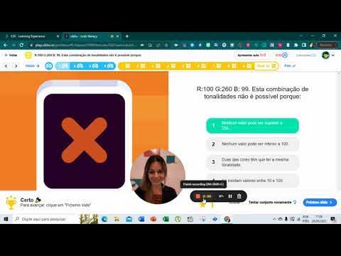 Correção da terceira parte da aula 10 do nível 02 UBBU - Gaby França ...