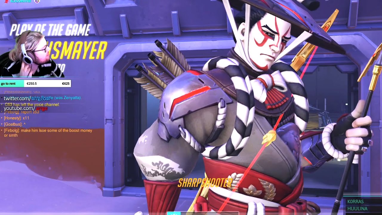 ARRGE DPS MAIN HANZO - POTG! [ OVERWATCH SEASON 26 TOP 500 ] - YouTube