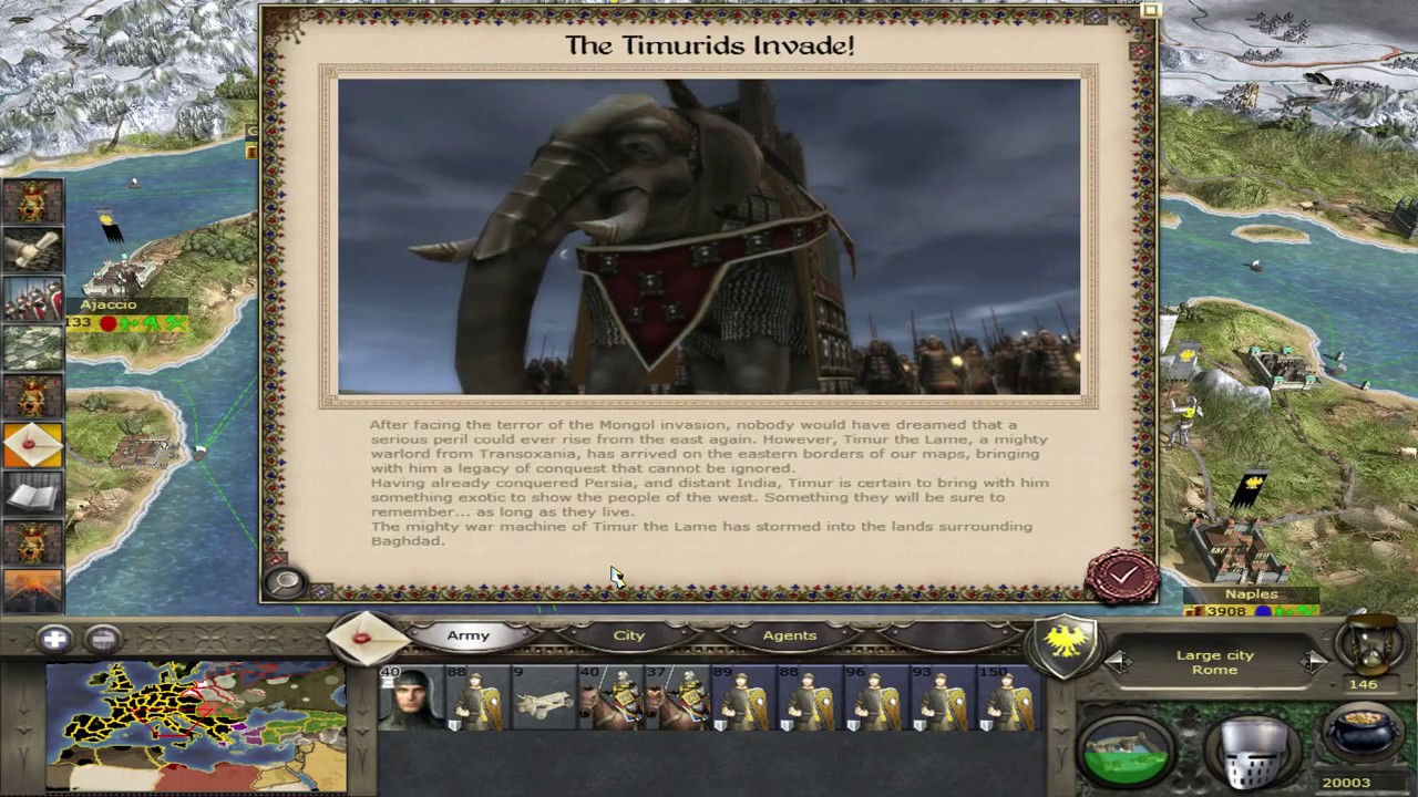 Medieval 2 Total War Part 32 Timurid Invasion - YouTube