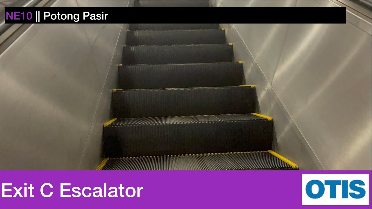 Potong Pasir MRT Station || Otis Escalator (Exit C) - YouTube