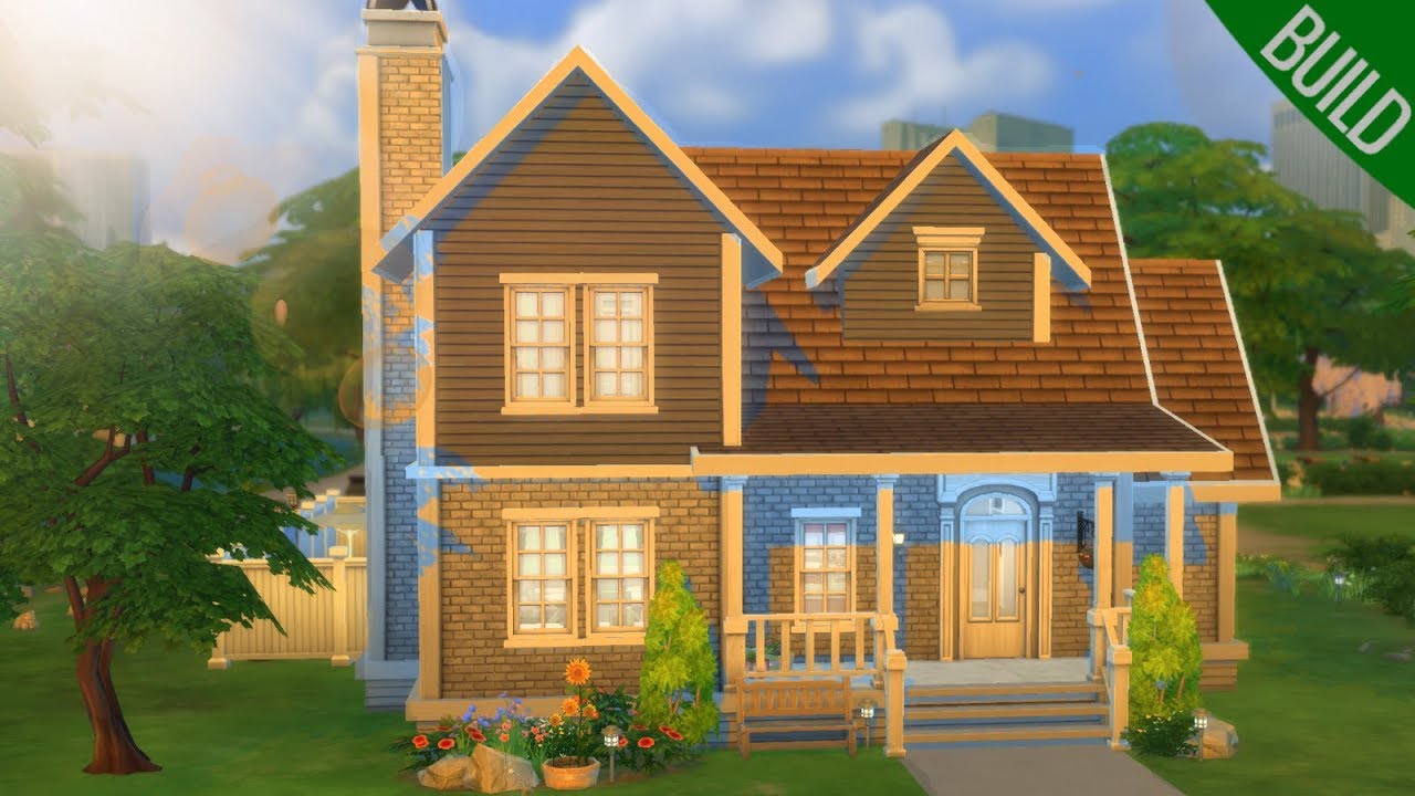 The Sims 4: House Building | BASE GAME + GET TOGETHER - YouTube