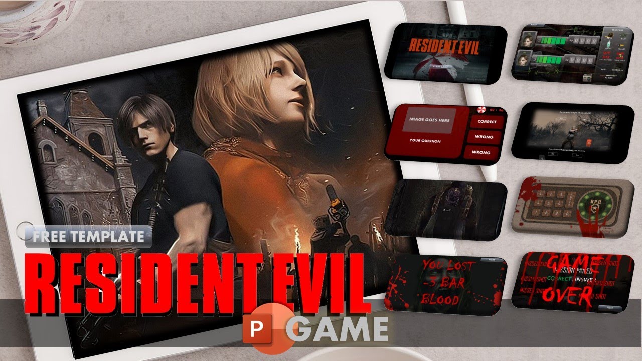 RESIDENT EVIL 1.5 PPT game || aitzuga kun - YouTube