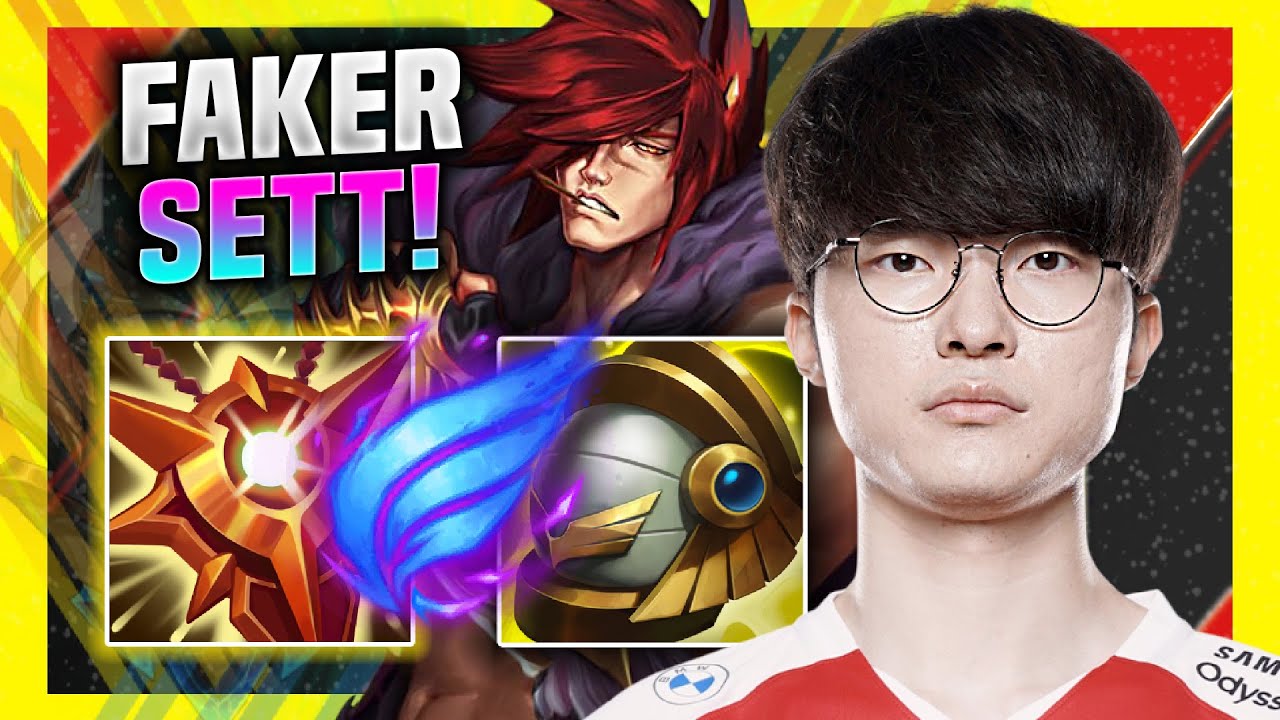 FAKER IS SO GOOD WITH SETT! - T1 Faker Plays Sett Support vs Leona ...