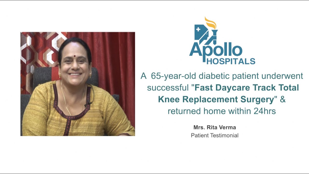 Dr K J Reddy | 65-yrs Diabetic | Track Total Knee Replacement Surgery ...