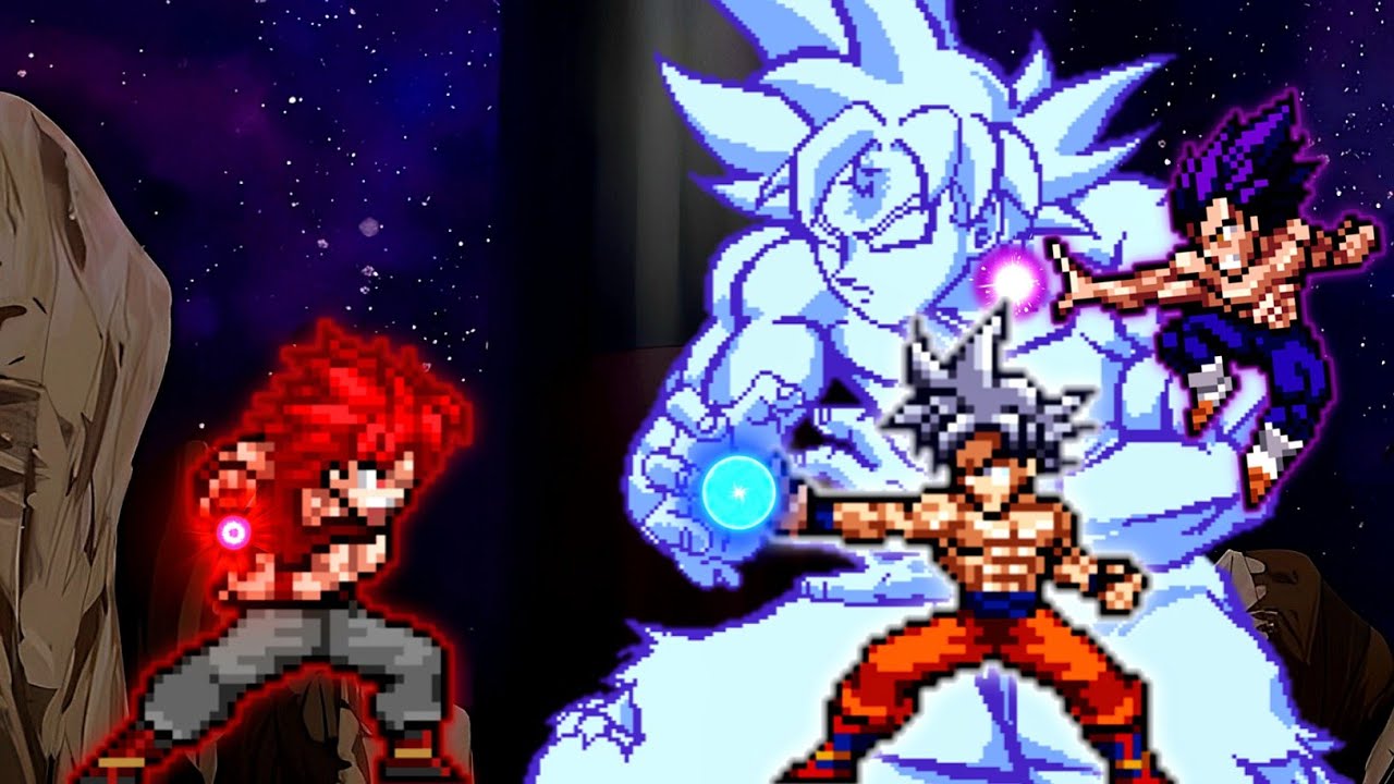 Evil Goku Perfect PSSJ (New) VS Mastered Ultra Instinct Goku in Jump ...