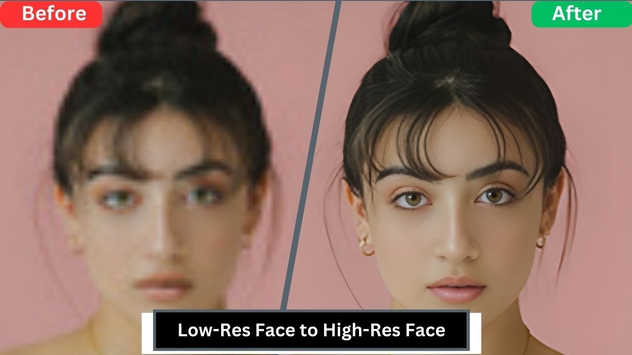 How to Turn Low-Res Face to High-Res with Free AI - YouTube