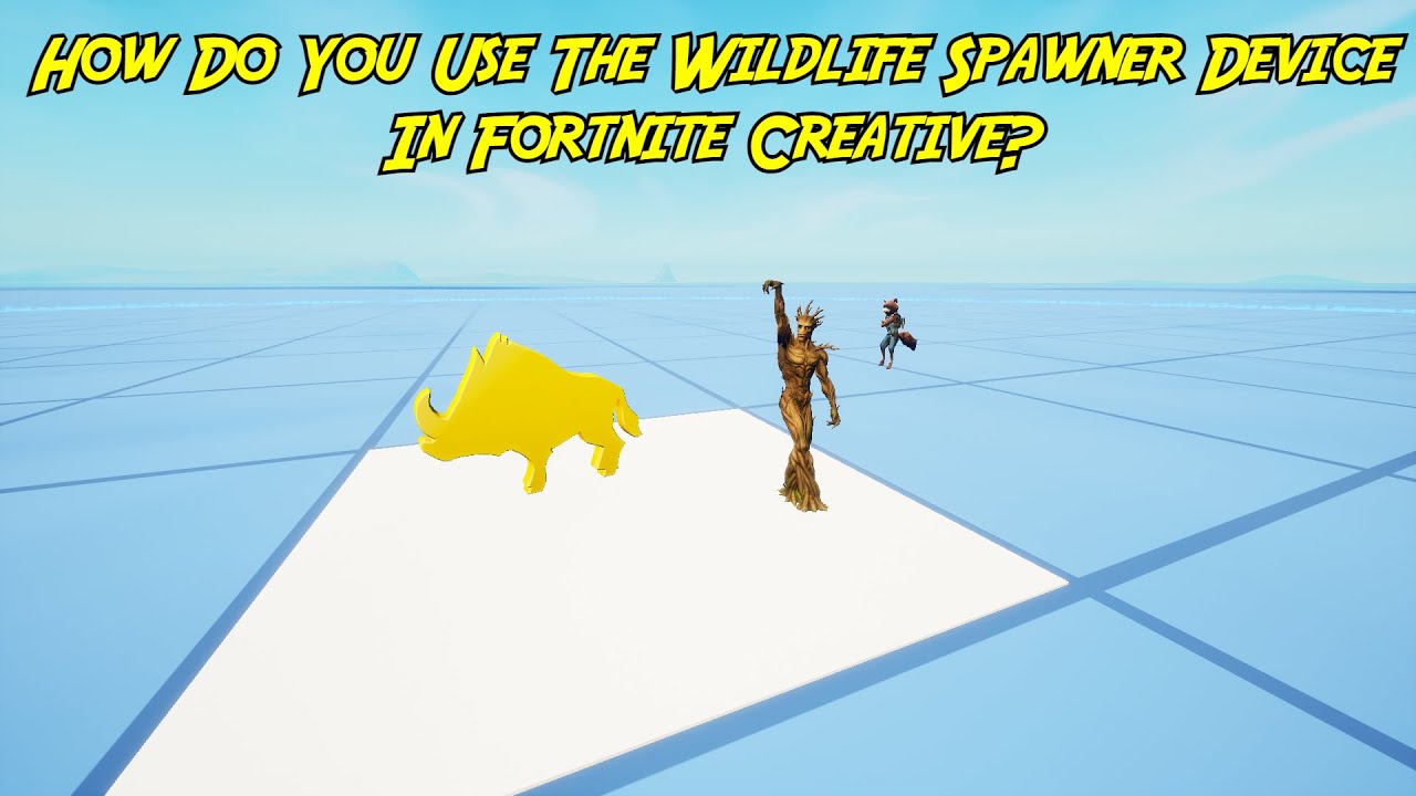 How Do You Use The Wildlife Spawner In Fortnite Creative? #NEW - YouTube