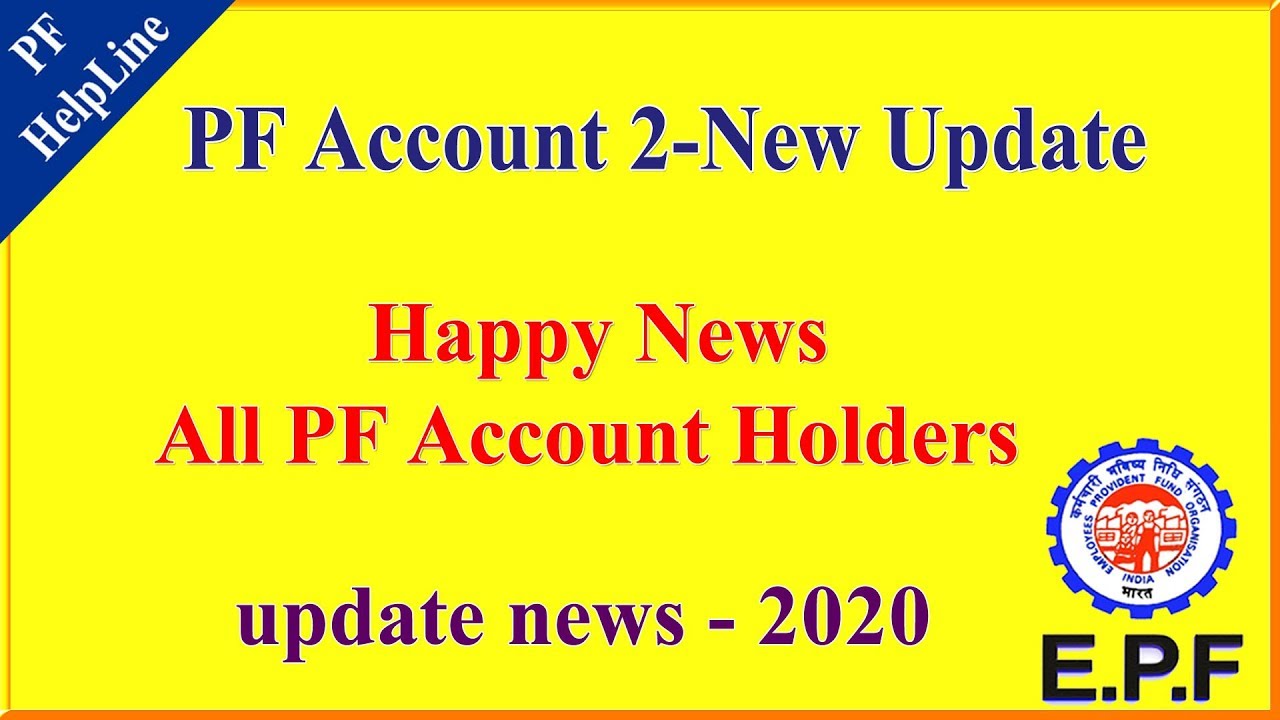 PF Account 2-New update 2020 Covid - 19 PF HELPLINE - YouTube