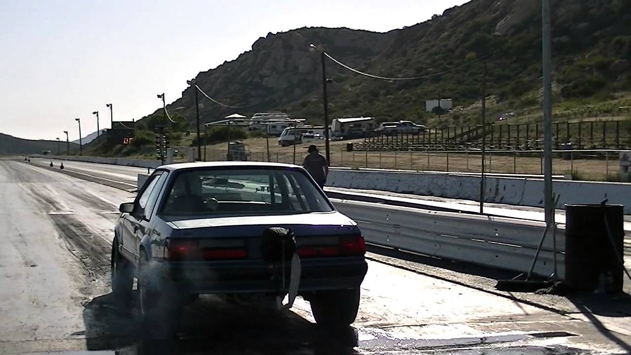 Travis' turbo LM7 Mustang 5.78 @ 125 - YouTube