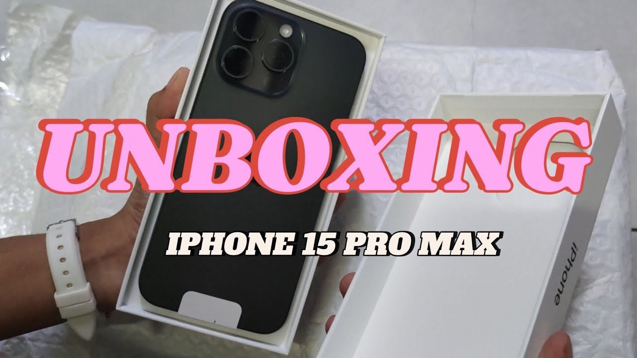 QUICK UNBOXING IPHONE 15 PRO MAX - YouTube