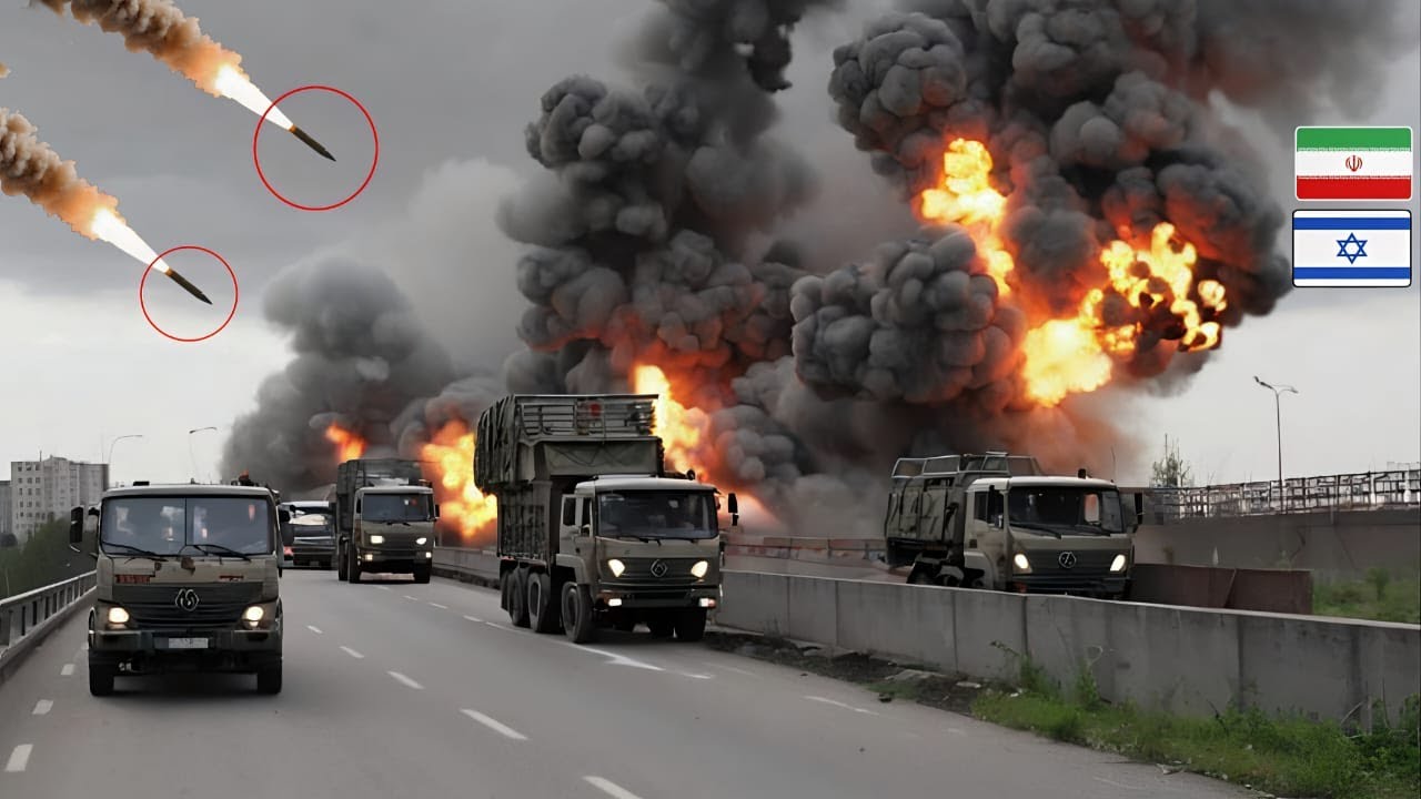 1 minute ago! Truck convoy carrying 6,000 tons of Israeli nuclear ...