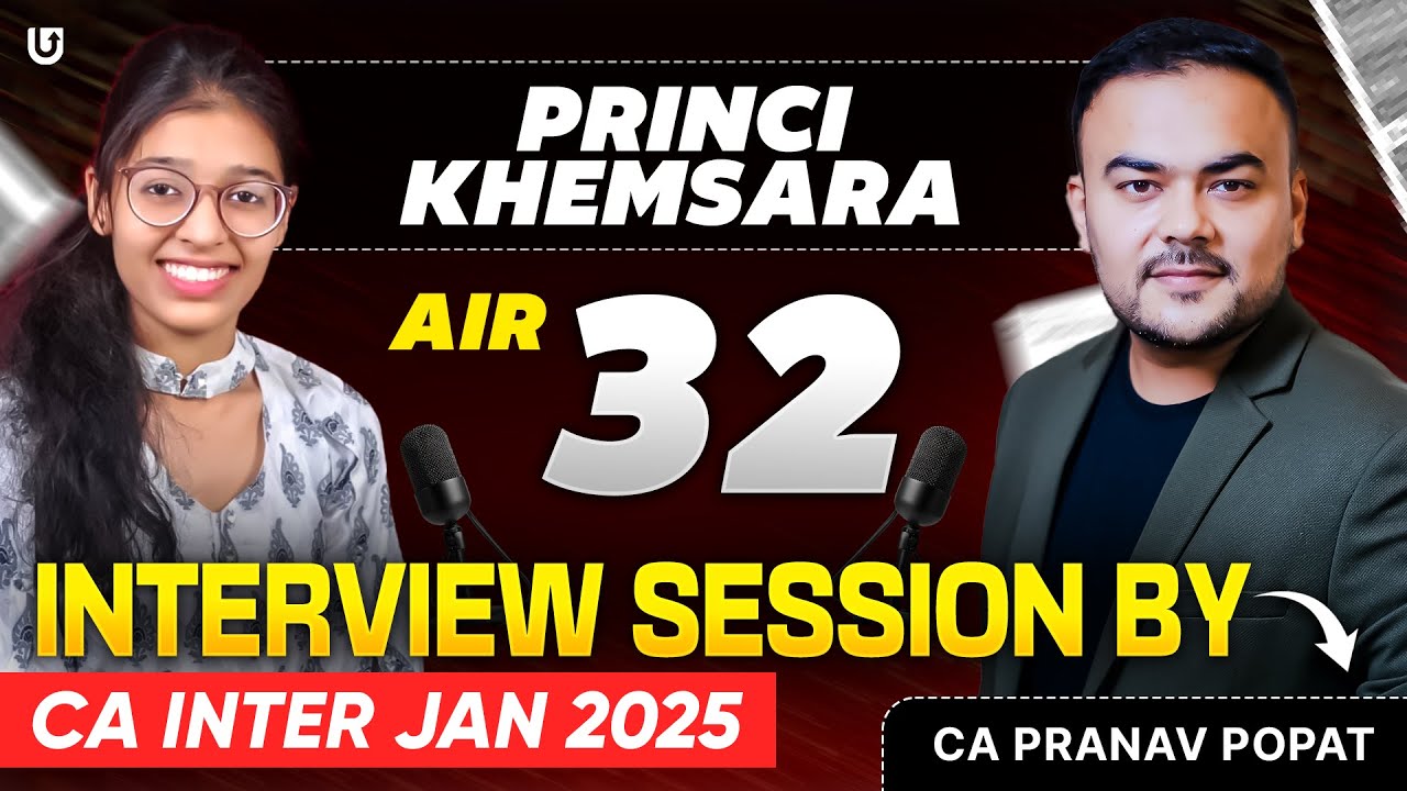 Princi AIR 32 CA Inter Jan 25 - YouTube