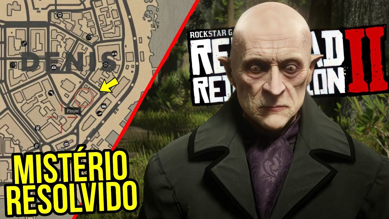 O MISTÉRIO DO VAMPIRO EM SAINT DENIS - RED DEAD REDEMPTION 2 - YouTube