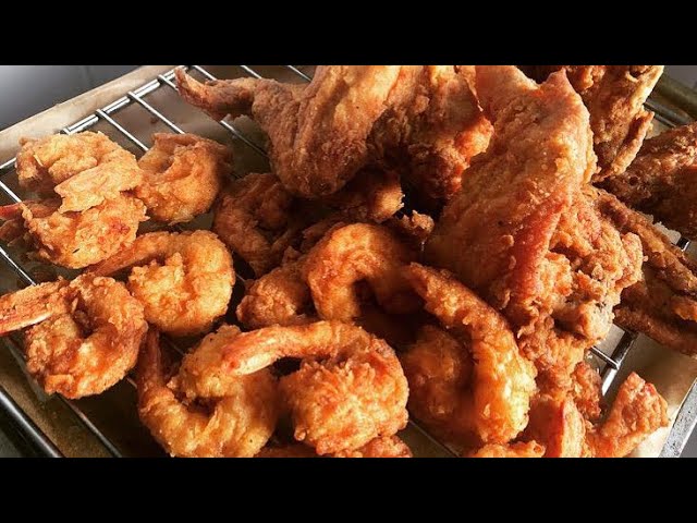 Shrimp With Fried Chicken Ultra Crispy Shrimp Paste Chicken (Har