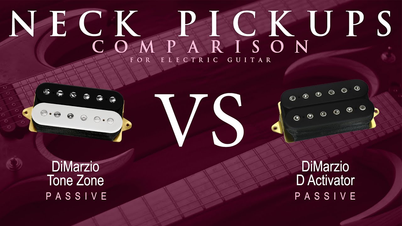 DiMarzio TONE ZONE vs D ACTIVATOR - Passive Neck Guitar Pickup ...