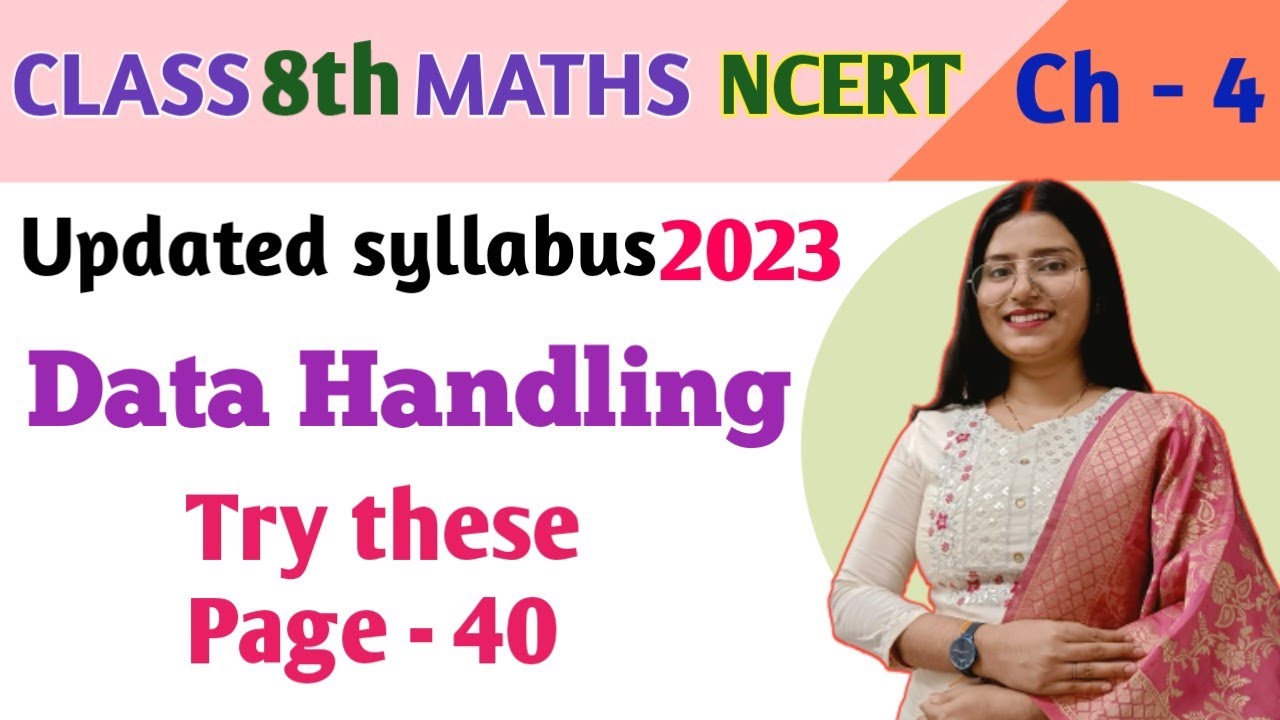 Try these - Page 40 - Maths Class 8 - Chapter 4 - maths new syllabus 2023 - YouTube