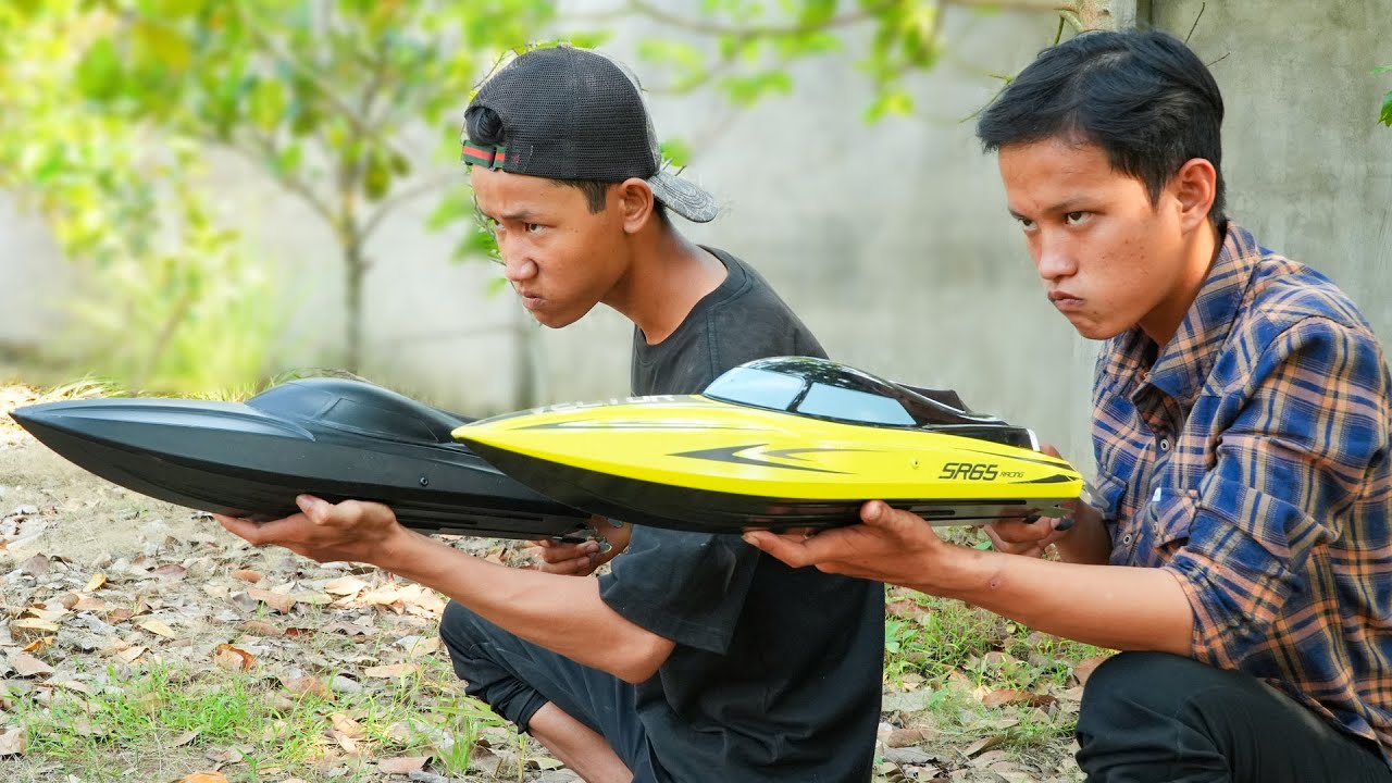 NERF GUN BOAT RC BATTLE SHOT 5 - YouTube