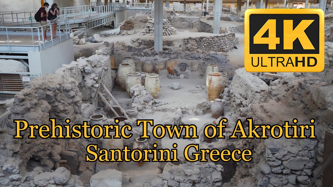 Prehistoric Town of Akrotiri, Santorini, Greece - YouTube