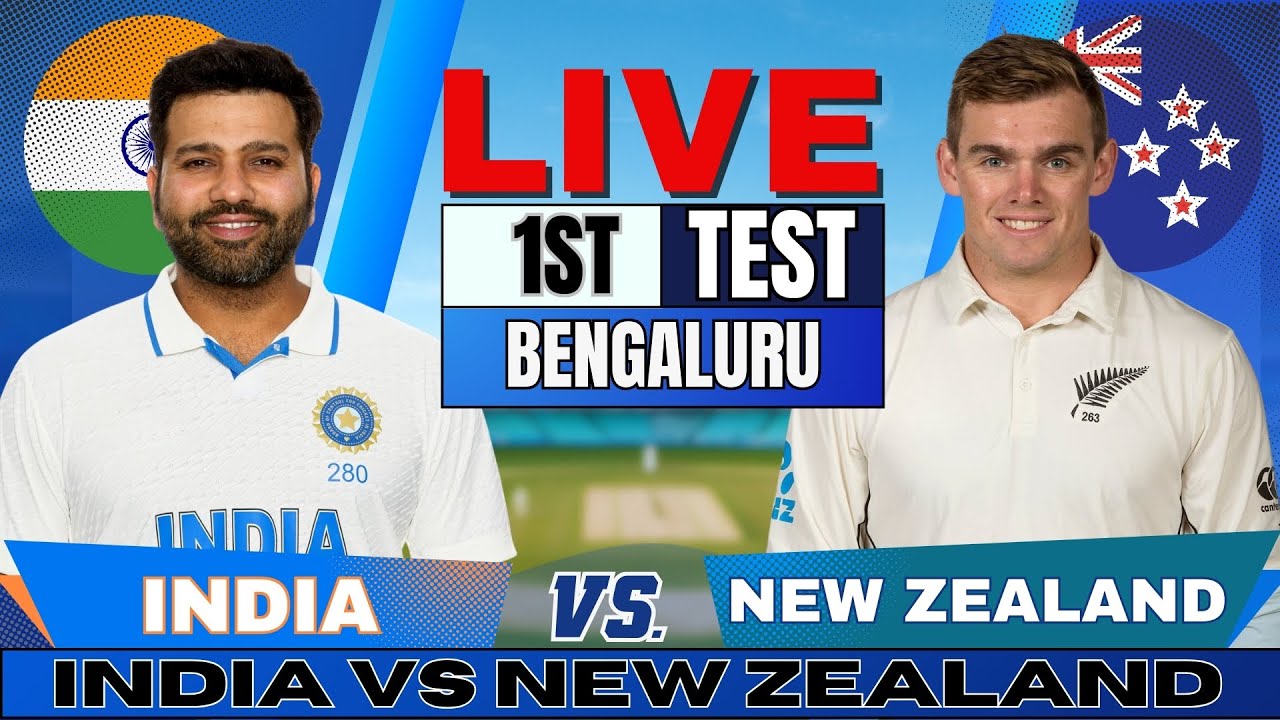 India vs New Zealand 1st Test Match Live Score Commentary Live Cricket Match Today IND vs NZ YouTube