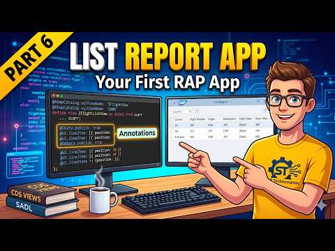 SAP Fiori Elements: Create a List Report via RAP | Part 6