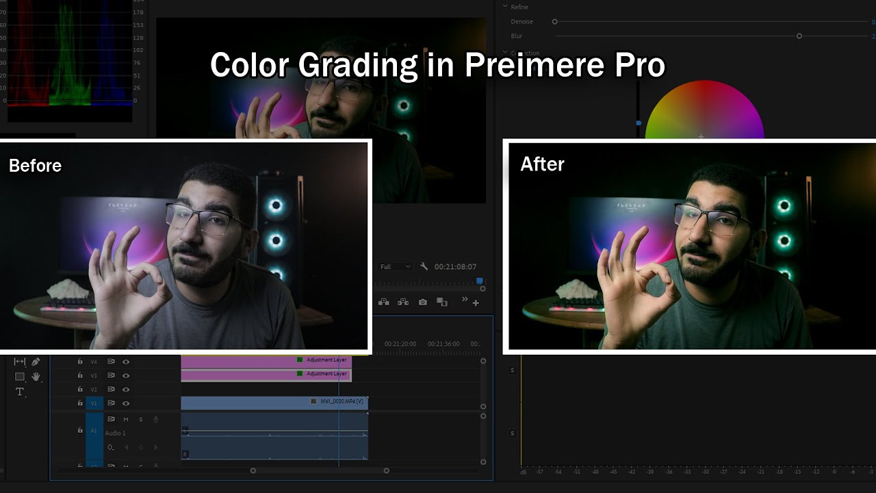 Color Grading in Premiere Pro || التلوين السينمائي علي ادوبي بريمير ...