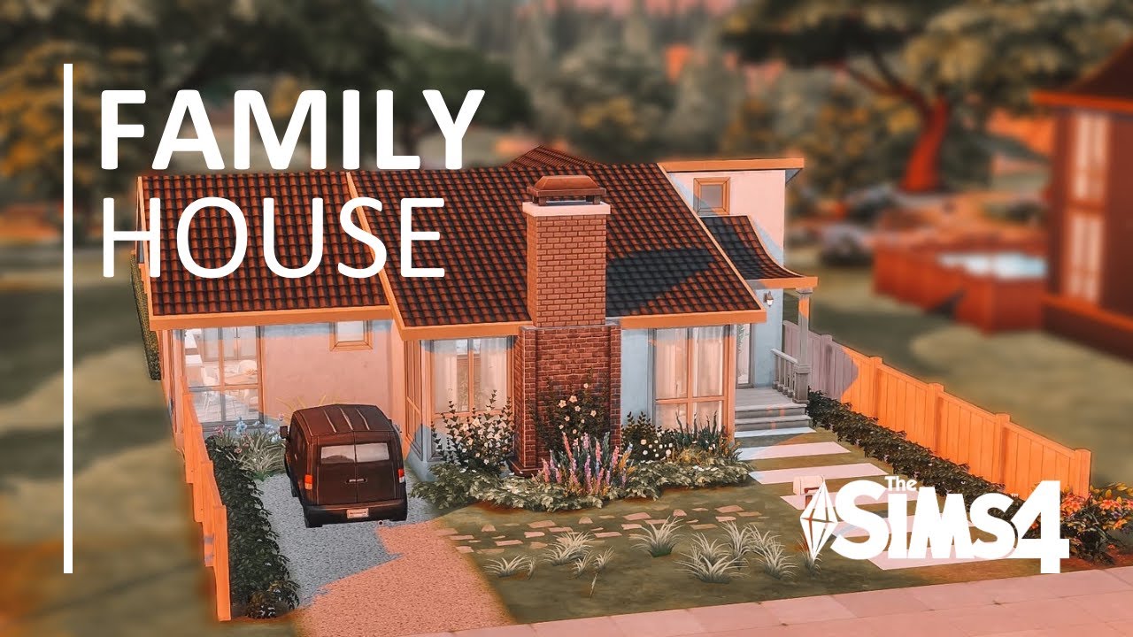 Family House 🏡 | SPEED BUILD | The Sims 4 - YouTube