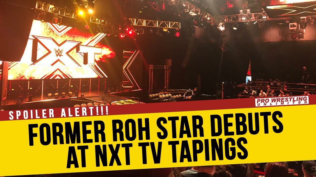 SPOILER ALERT: Former ROH Star Debuts At NXT TV Tapings - YouTube