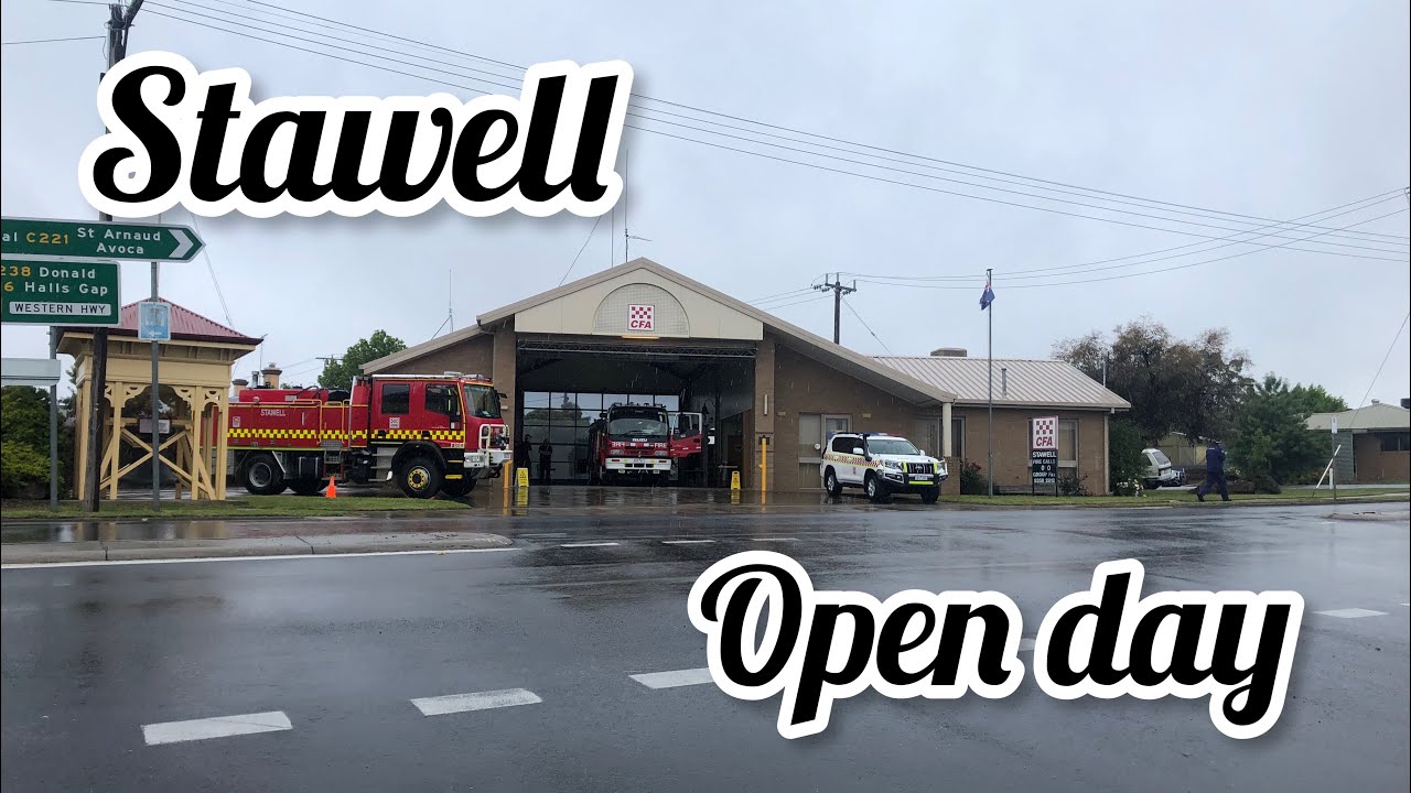 CFA // Stawell CFA Fire brigade Open day Vlog - YouTube